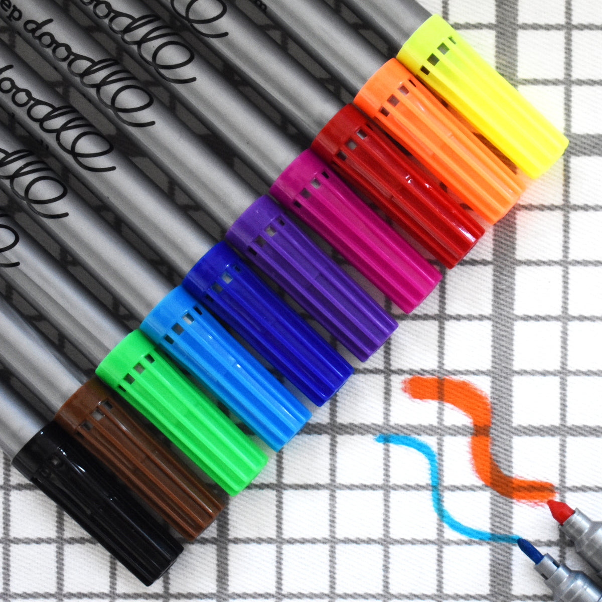 Fabric Pens Wash Out Ink Double Ended Felt Tips | eatsleepdoodle
